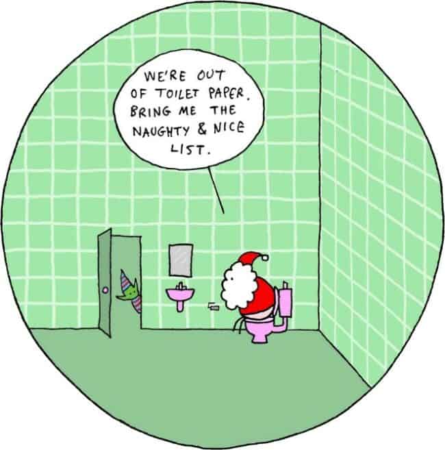 20+ Dark Humor Christmas Comics From Irreverent Artist Hugleikur Dagsson