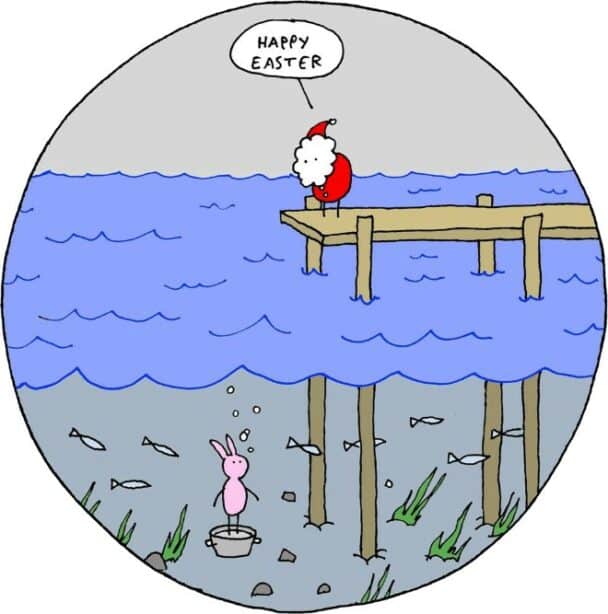 20+ Dark Humor Christmas Comics From Irreverent Artist Hugleikur Dagsson