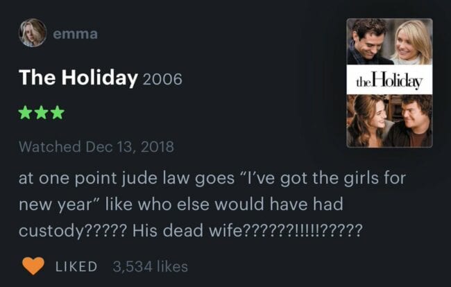 45 Chaotic 'Letterboxd' Reviews With Hilariously Threatening Auras