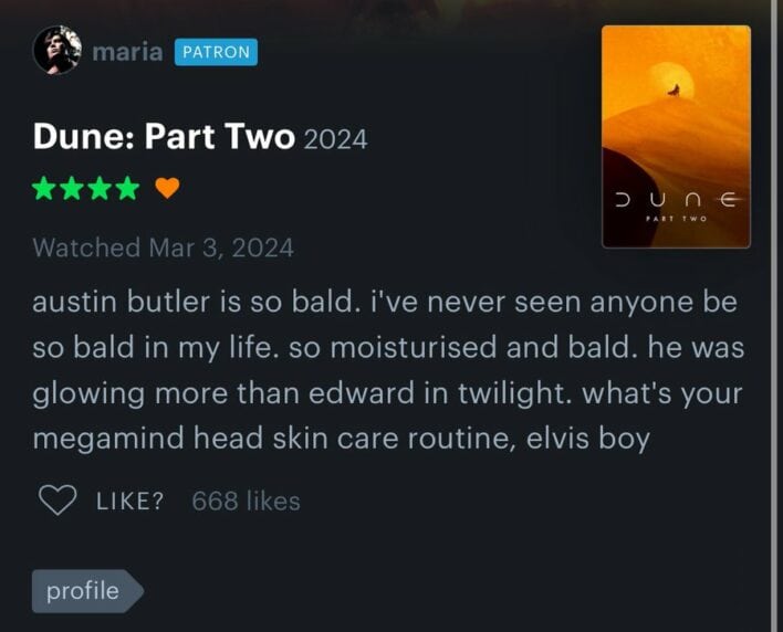 45 Chaotic 'Letterboxd' Reviews With Hilariously Threatening Auras