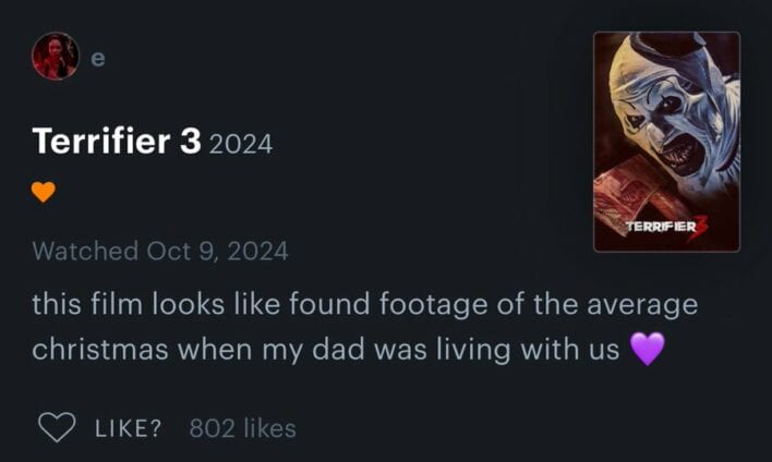 45 Chaotic 'Letterboxd' Reviews With Hilariously Threatening Auras