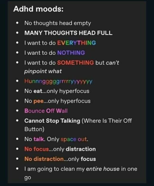 40 Funny Neurodivergent Memes For When Your Brain Is Always On Shuffle