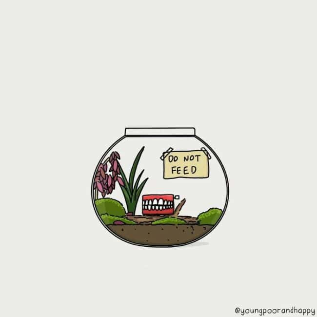 37 Minimalist Single-Panel Comics From Clever Illustrator Dave Clamp