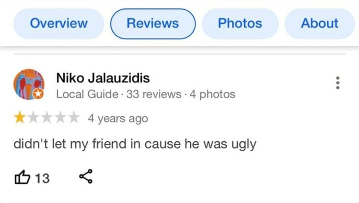 45 Unhinged Google Reviews From Folks Who Won't Be Getting Their Money Back