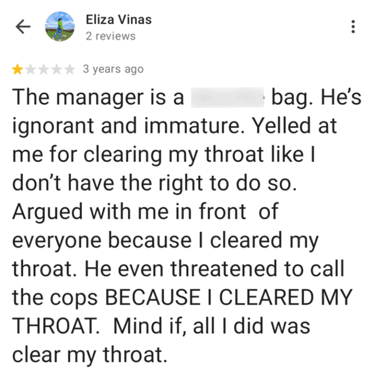 45 Unhinged Google Reviews From Folks Who Won't Be Getting Their Money Back