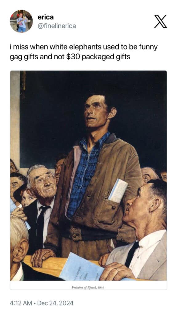 25 Funny White Elephant Tweets That Are The Real Gift This Holiday Season