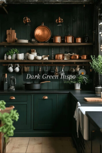 40+ Dark Green Home Designs That Feel Like Living In A Lush Forest Dream