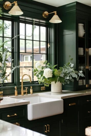 40+ Dark Green Home Designs That Feel Like Living In A Lush Forest Dream