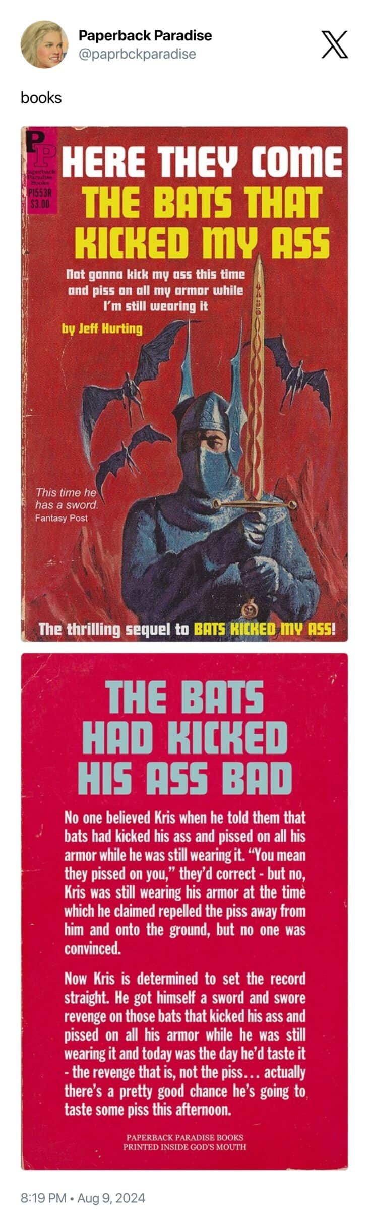 35 Times "Paperback Paradise" Made Fake Titles For Classic Book Covers ...