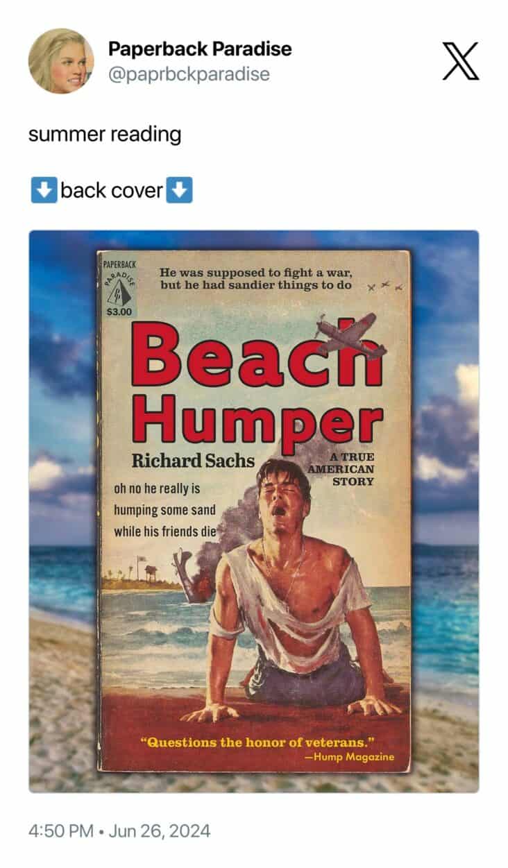 35 Times "Paperback Paradise" Made Fake Titles For Classic Book Covers ...