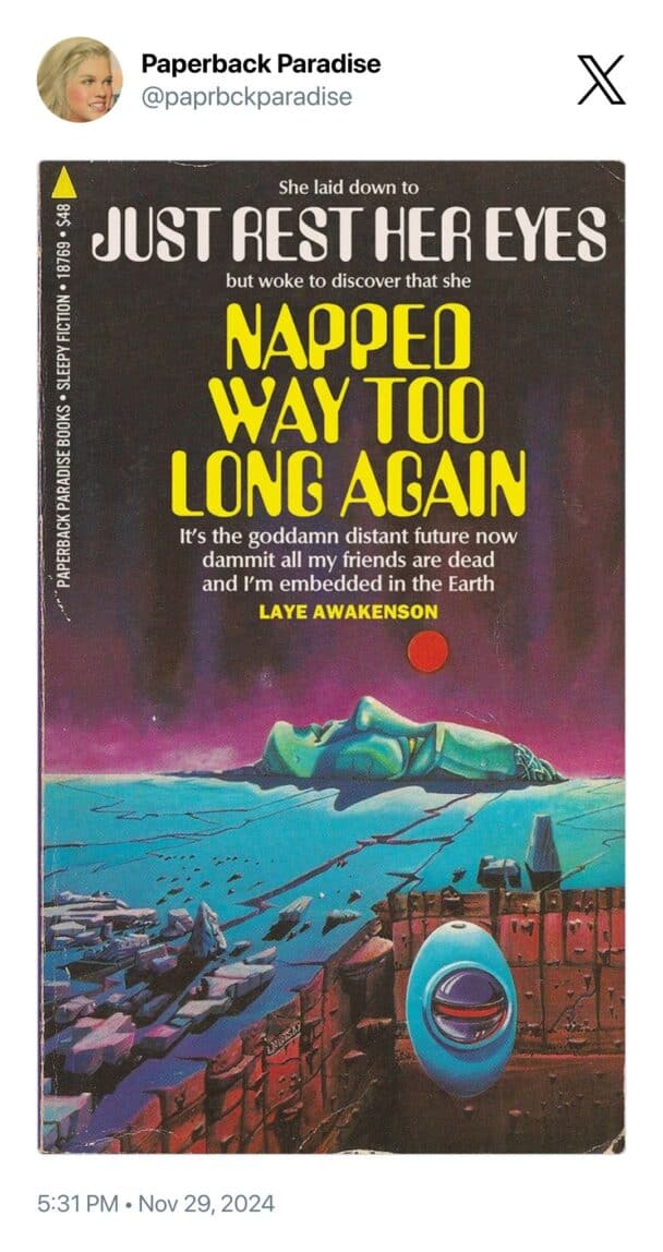 35 Times "Paperback Paradise" Made Fake Titles For Classic Book Covers ...