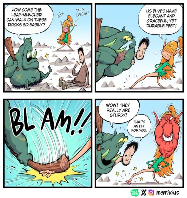 32 Hilarious Fantasy Comics About Elves Feeling Superior To Everyone ...