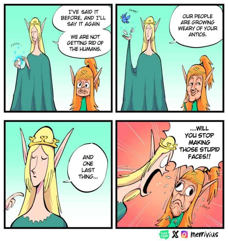 32 Hilarious Fantasy Comics About Elves Feeling Superior To Everyone
