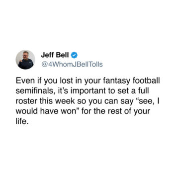 35 Funny Tweets About Fantasy Football That'll Have You Laughing Until ...