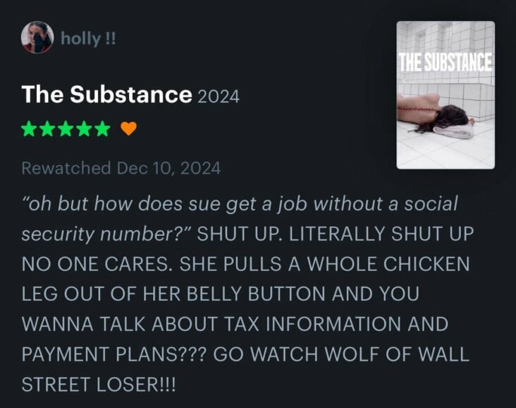 45 Chaotic 'Letterboxd' Reviews With Hilariously Threatening Auras ...