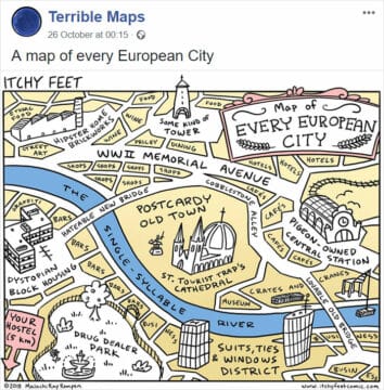 41 Funny And Interesting Maps That Offer A Unique Look At Geography