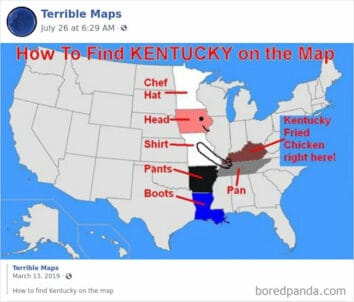 41 Funny And Interesting Maps That Offer A Unique Look At Geography