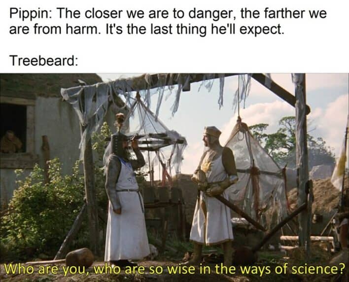 30 Hilarious Monty Python And Lord Of The Rings Mashup Memes True Geeks ...