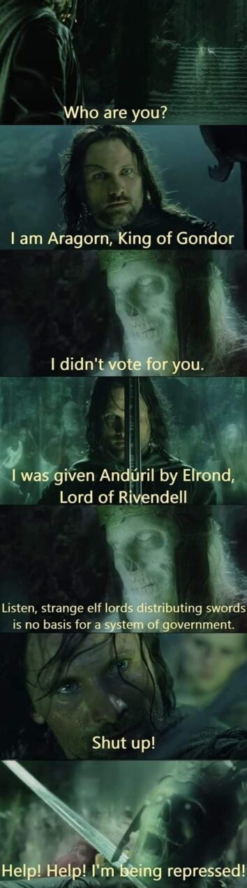 30 Hilarious Monty Python And Lord Of The Rings Mashup Memes True Geeks ...