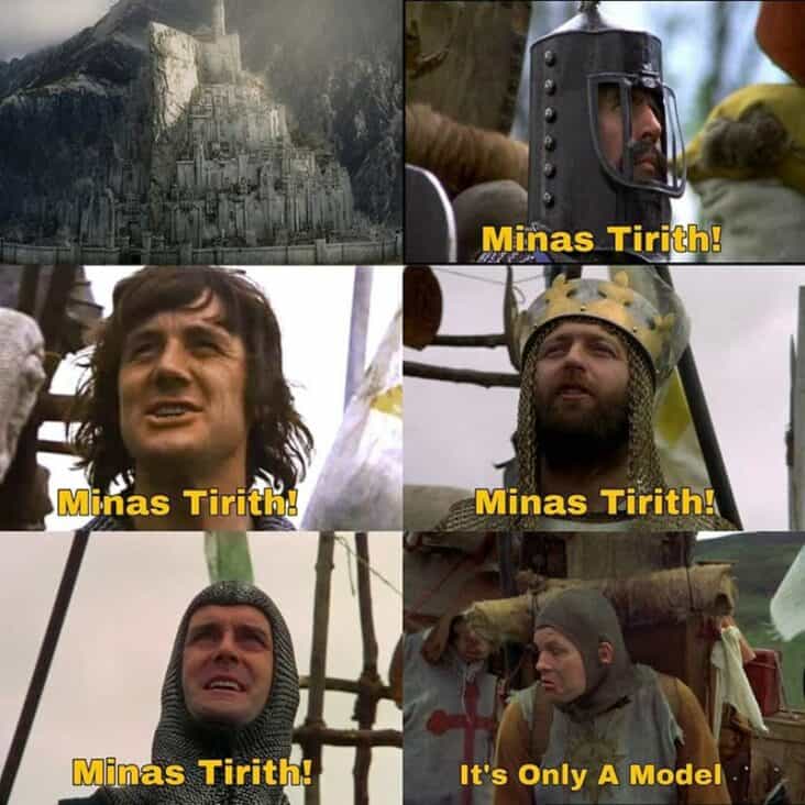 30 Hilarious Monty Python And Lord Of The Rings Mashup Memes True Geeks Will Love
