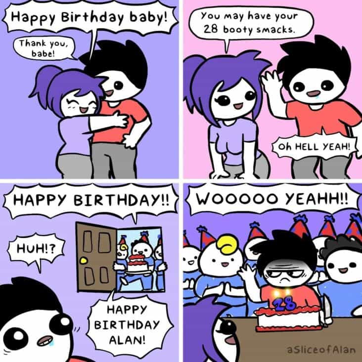 35 Hilarious Comics With Wild Twist Endings From A Slice Of Alan