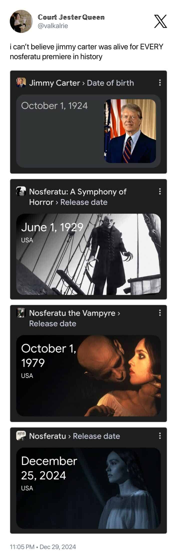 34 Funny "Nosferatu" Memes To Sink Your Teeth Into