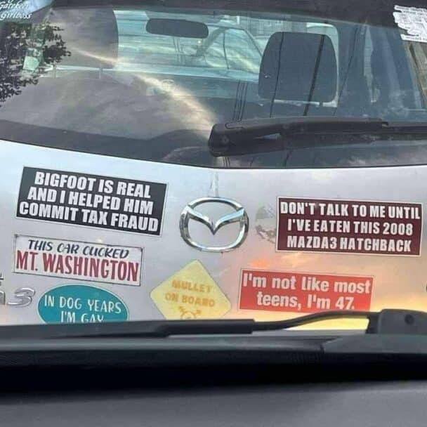 50+ Hilariously Wild Bumper Stickers Travelers Saw Out On The Road ...