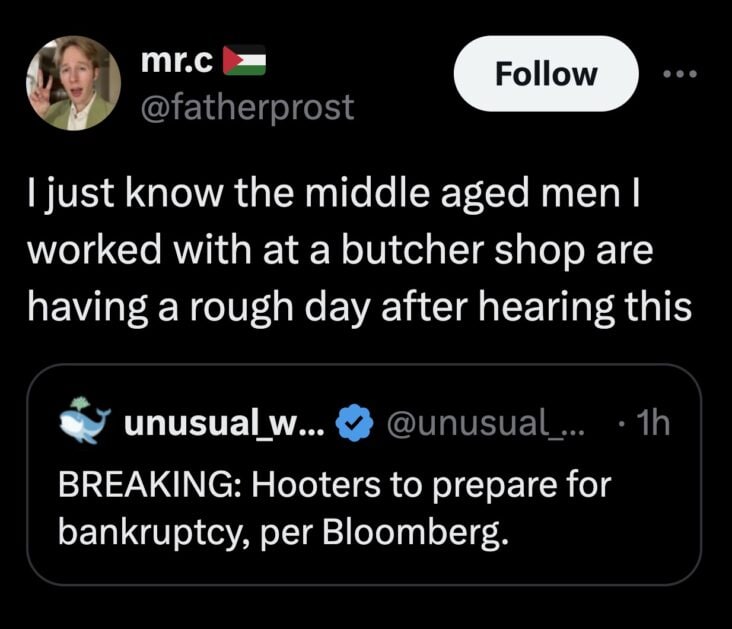 40+ Funniest Memes And Reactions To Hooters Filing For Bankruptcy