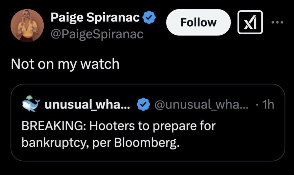 40+ Funniest Memes And Reactions To Hooters Filing For Bankruptcy