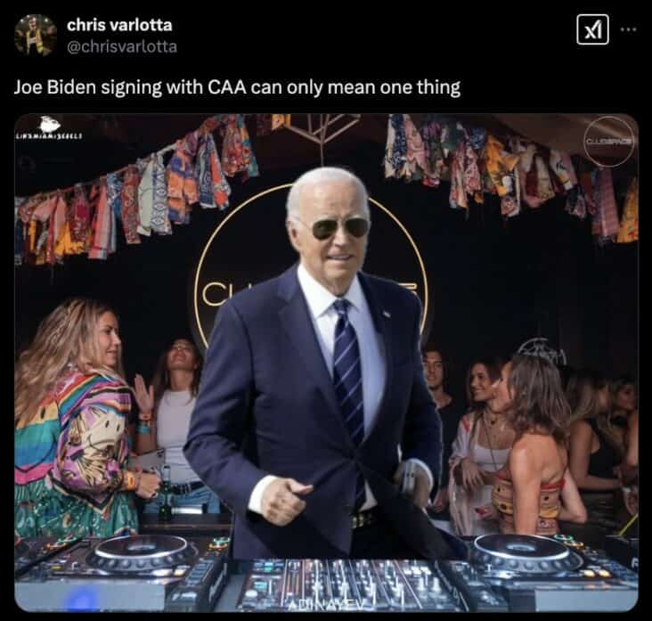 20+ Funniest Memes And Reactions To Joe Biden Signing With Hollywood ...