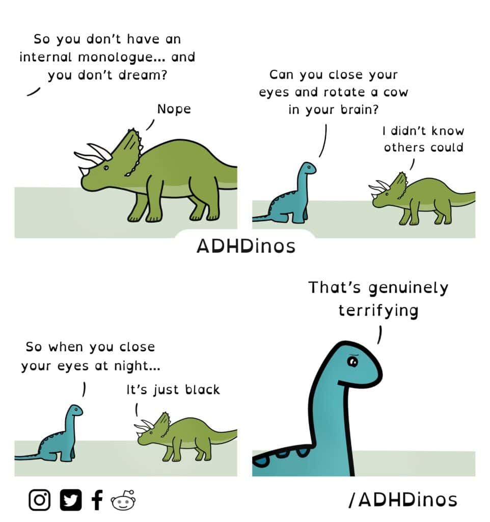 30+ Hilariously Relatable Comics About Living With ADHD from ADHDinos