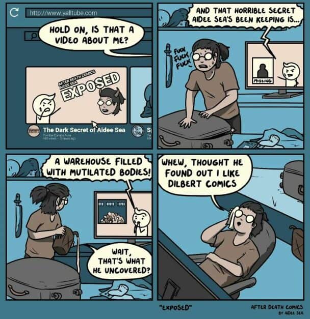 40 Dark Fantasy Cartoons From The Twisted Mind Behind After Death Comics