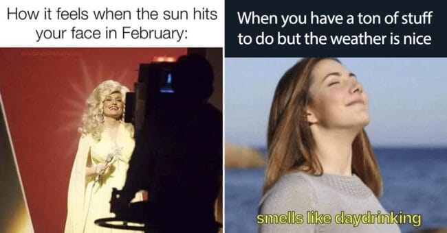 35 Funny Memes For When The Sun Slaps You In The Face Mid-Winter