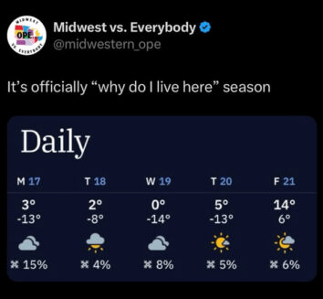 35 Funny Midwest Memes For Anyone Who’s Seen All Four Seasons In A Day ...