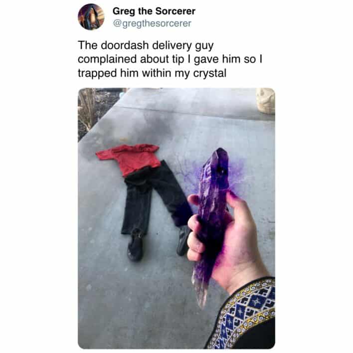 30 Funny And Unhinged Tweets From "Greg The Sorcerer"