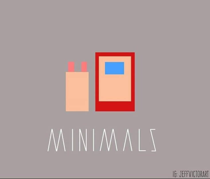 20+ Minimalist Illustrations Of Famous Cartoon And Movie Characters ...
