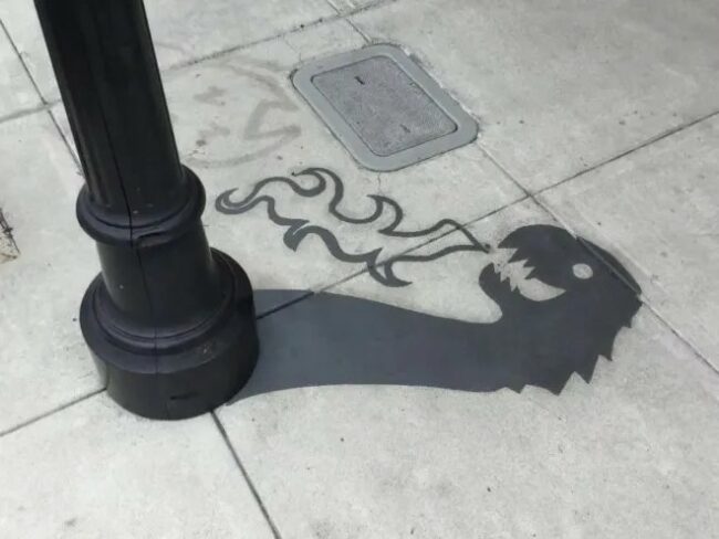 20 Times This Street Artist's Fake Shadows Left People Utterly Confused