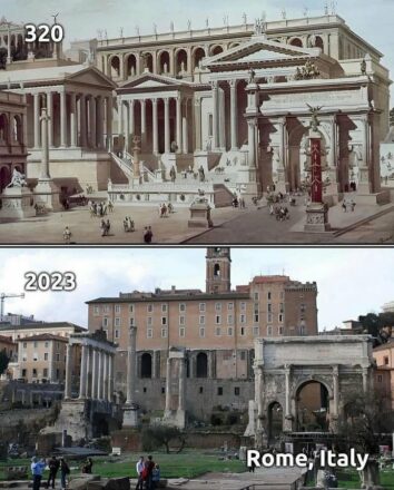 45 Amazing Then Vs Now Pictures That Show How Much Time Changes Everything