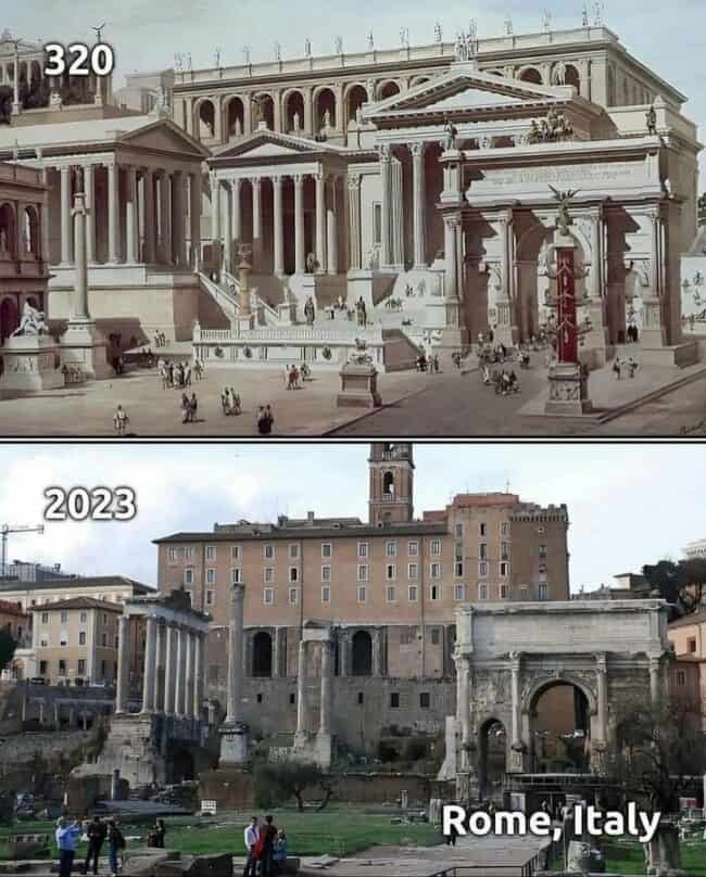 45 Amazing Then Vs Now Pictures That Show How Much Time Changes Everything