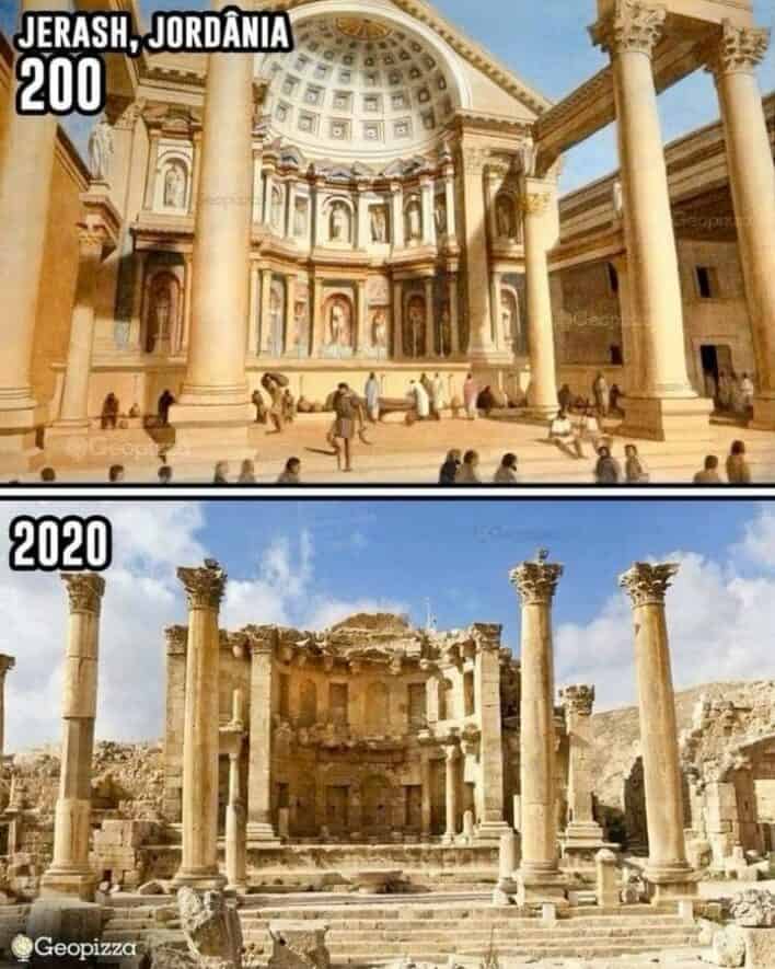 45 Amazing Then Vs Now Pictures That Show How Much Time Changes Everything