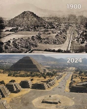 45 Amazing Then Vs Now Pictures That Show How Much Time Changes Everything