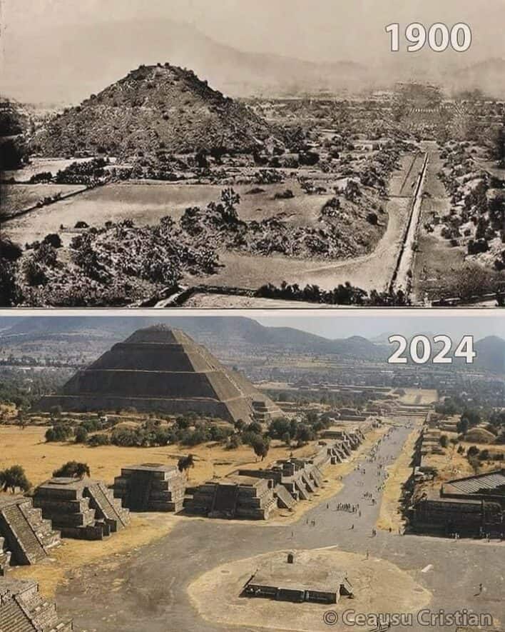 45 Amazing Then Vs Now Pictures That Show How Much Time Changes Everything