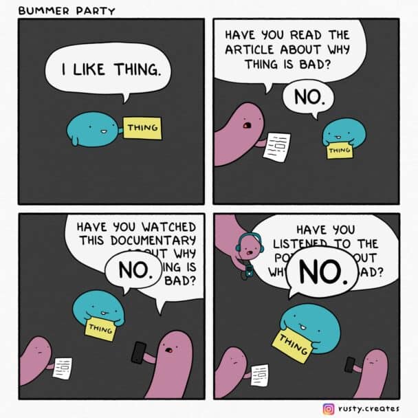 35 Hilarious Comics Taking Twists And Hard Left Turns From Bummer Party