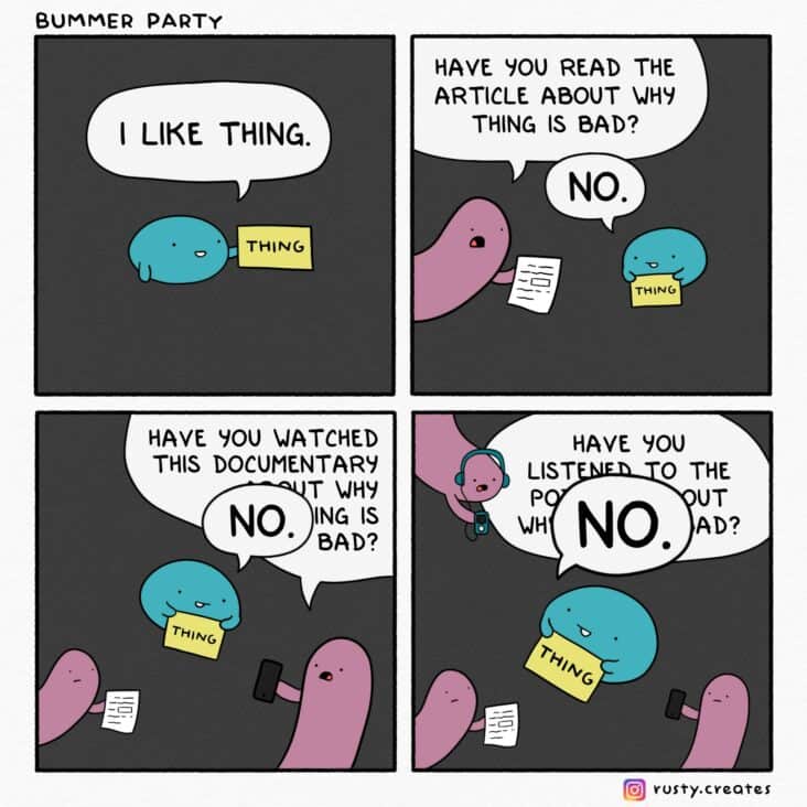 35 Hilarious Comics Taking Twists And Hard Left Turns From Bummer Party