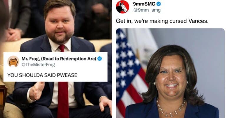 "Get In We're Making Cursed Vances" — 43 Funniest JD Vance Photoshop ...