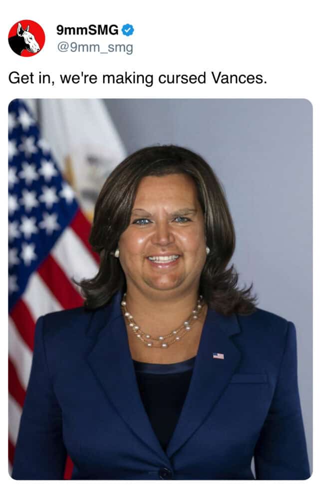 "Get In We're Making Cursed Vances" — 43 Funniest JD Vance Photoshop ...