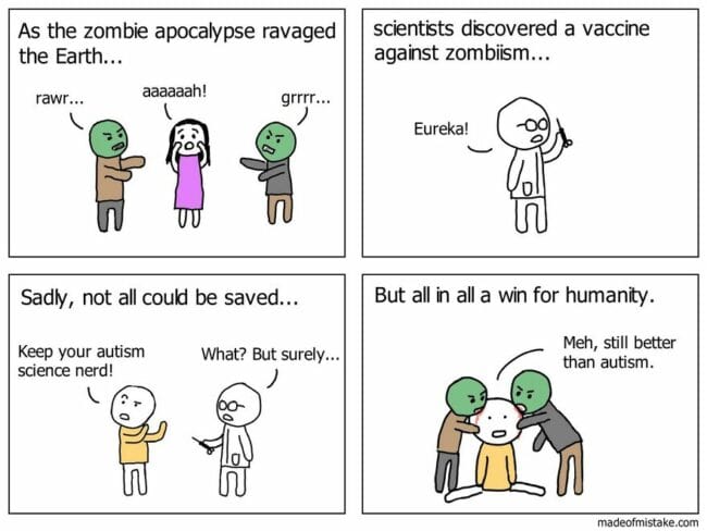 45 Minimalist Comics With Contrasting Complex Humor From "Made Of Mistake"