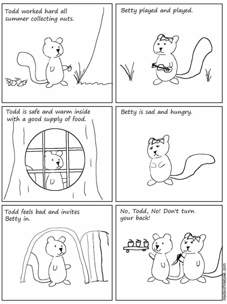 45 Minimalist Comics With Contrasting Complex Humor From "Made Of Mistake"