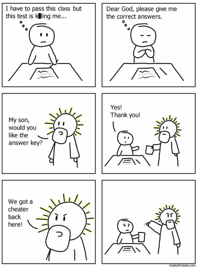 45 Minimalist Comics With Contrasting Complex Humor From "Made Of Mistake"