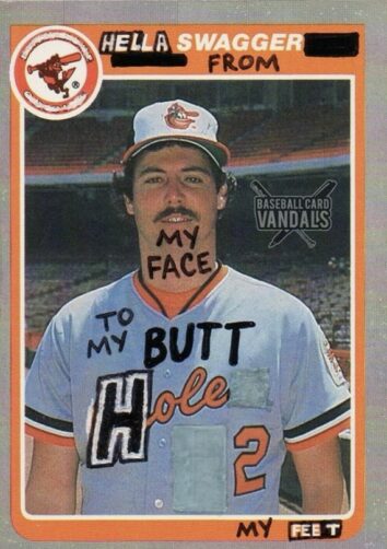 50 Hilariously Vandalized Classic Baseball Cards From "Baseball Card ...